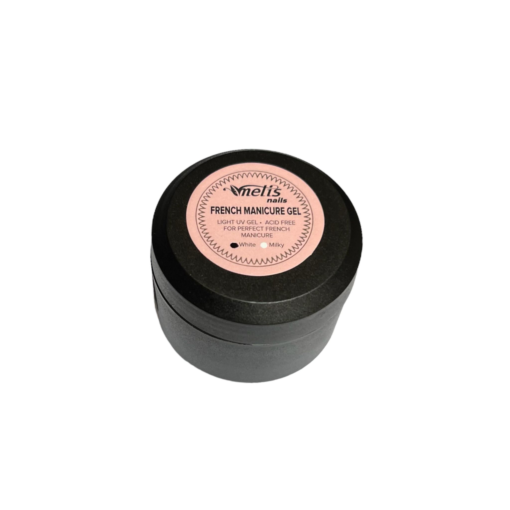 NAIL ART: METIS FRENCH MANICURE GEL - EXTRA BIJELI 15ml